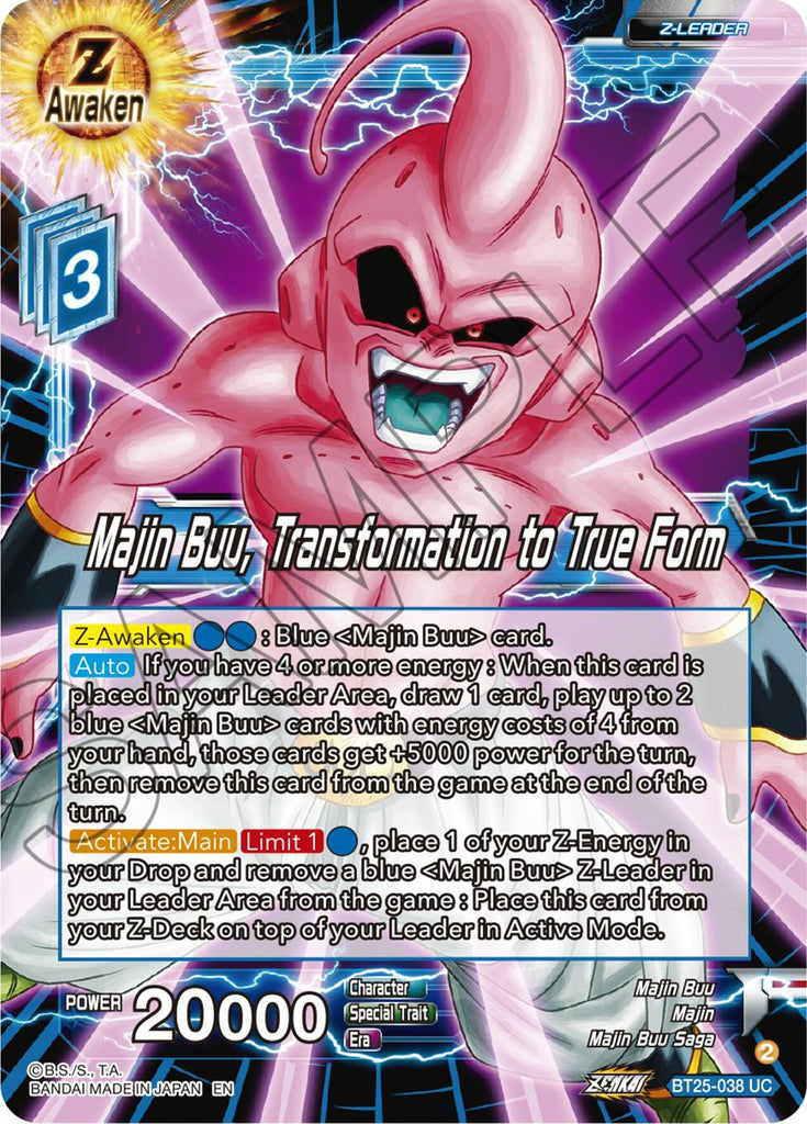 Majin Buu, Transformation to True Form (BT25-038) [Legend of the Dragon ...