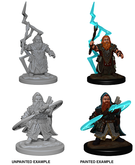 Pathfinder Deep Cuts Unpainted Miniatures: Dwarf Male Sorcerer ...